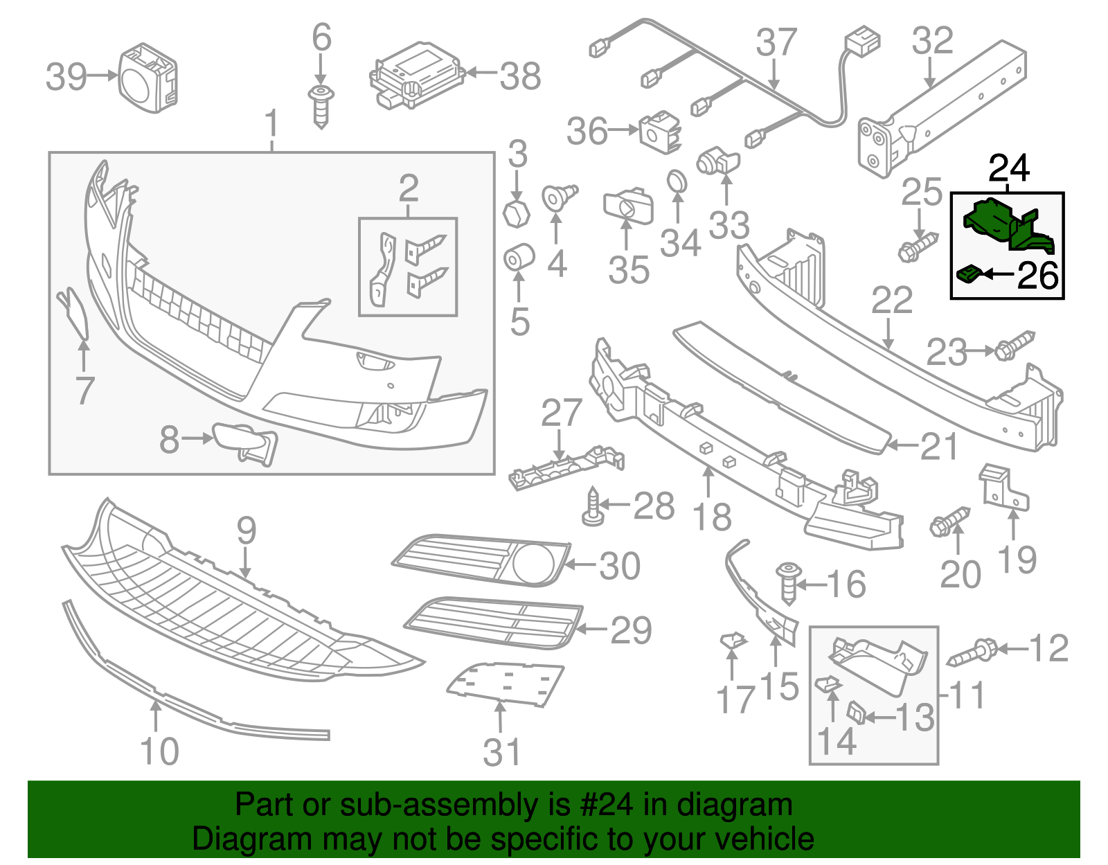 2011-2014 Audi Retaining Bracket 4H0-807-140 | Audi USA Parts