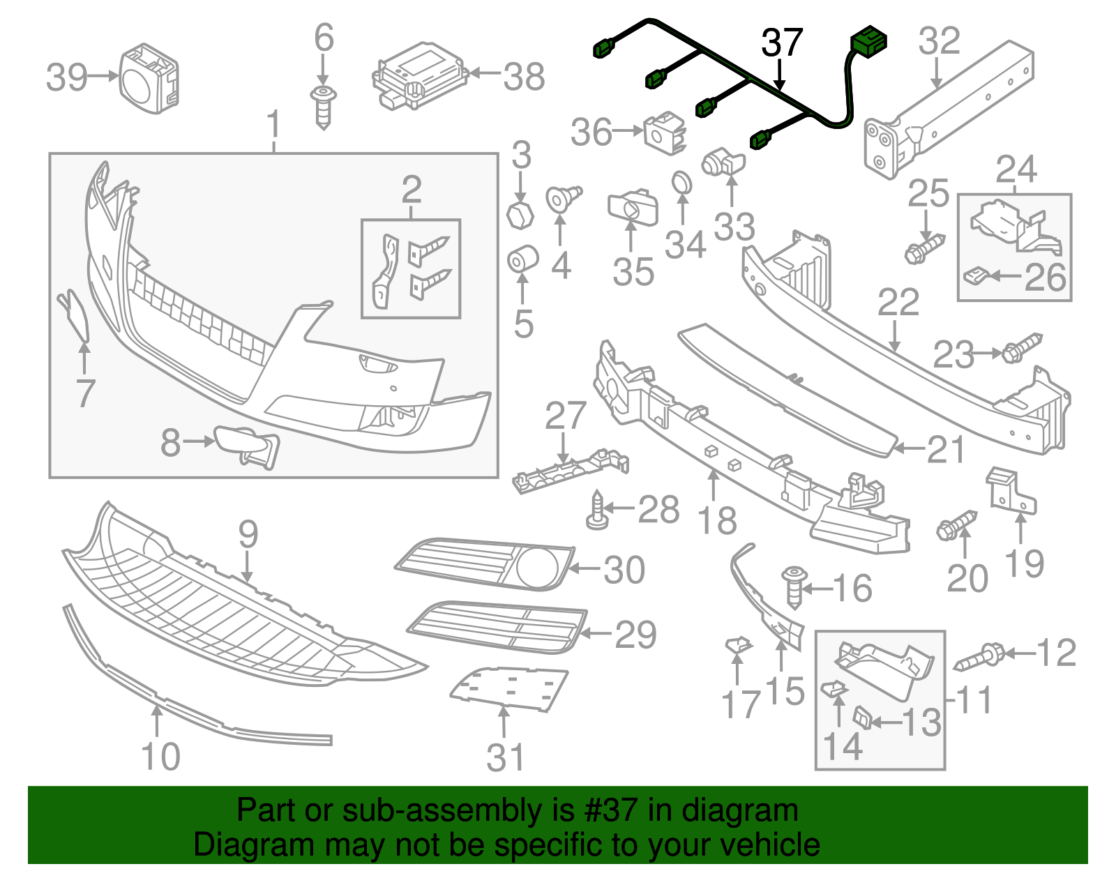 4H0-971-095-AF - Wire Harness 2011-2014 Audi | Audi OEM Parts Guy