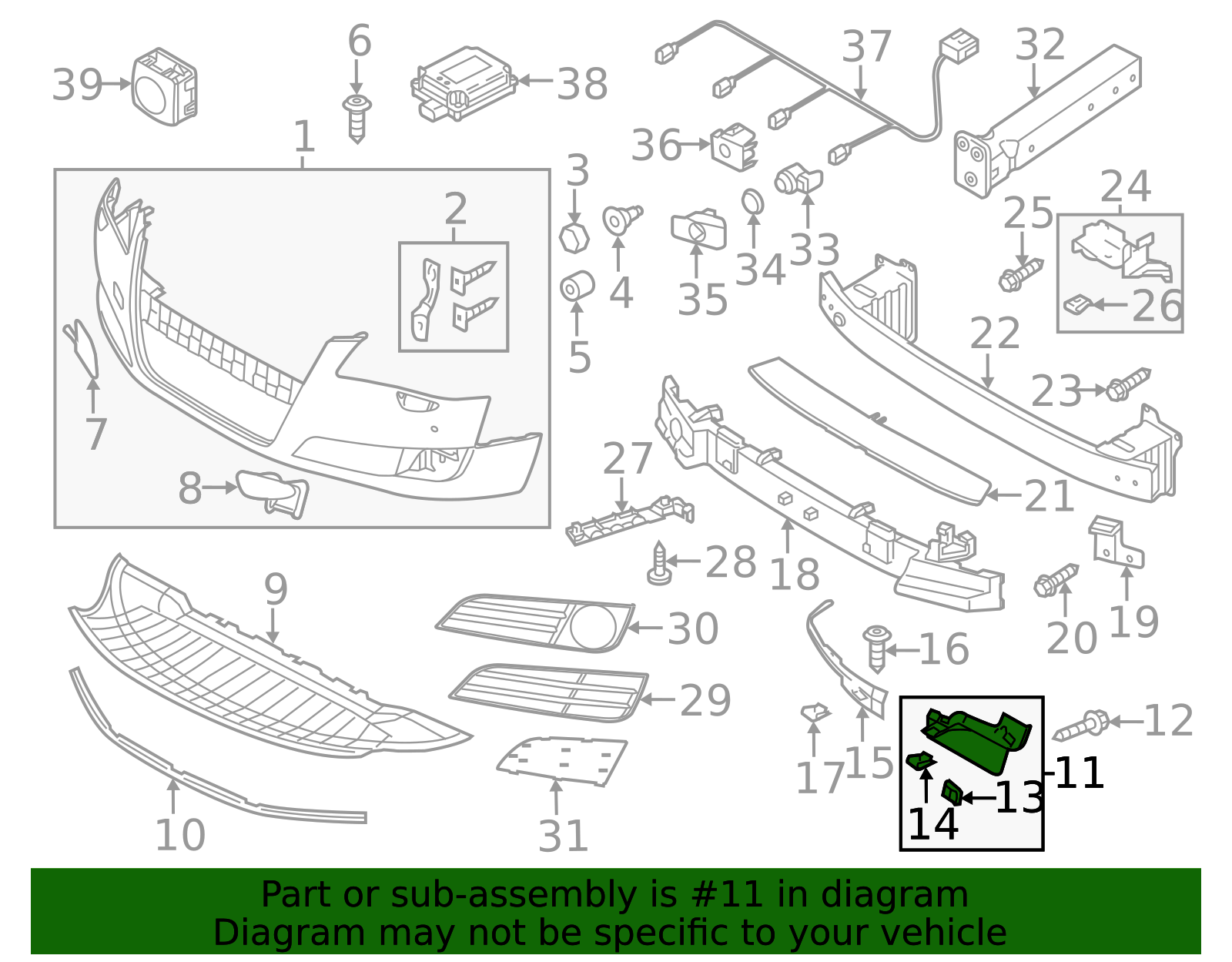 4H0-807-544-A - Outer Support 2013-2014 Audi S8 | Audi OEM Parts