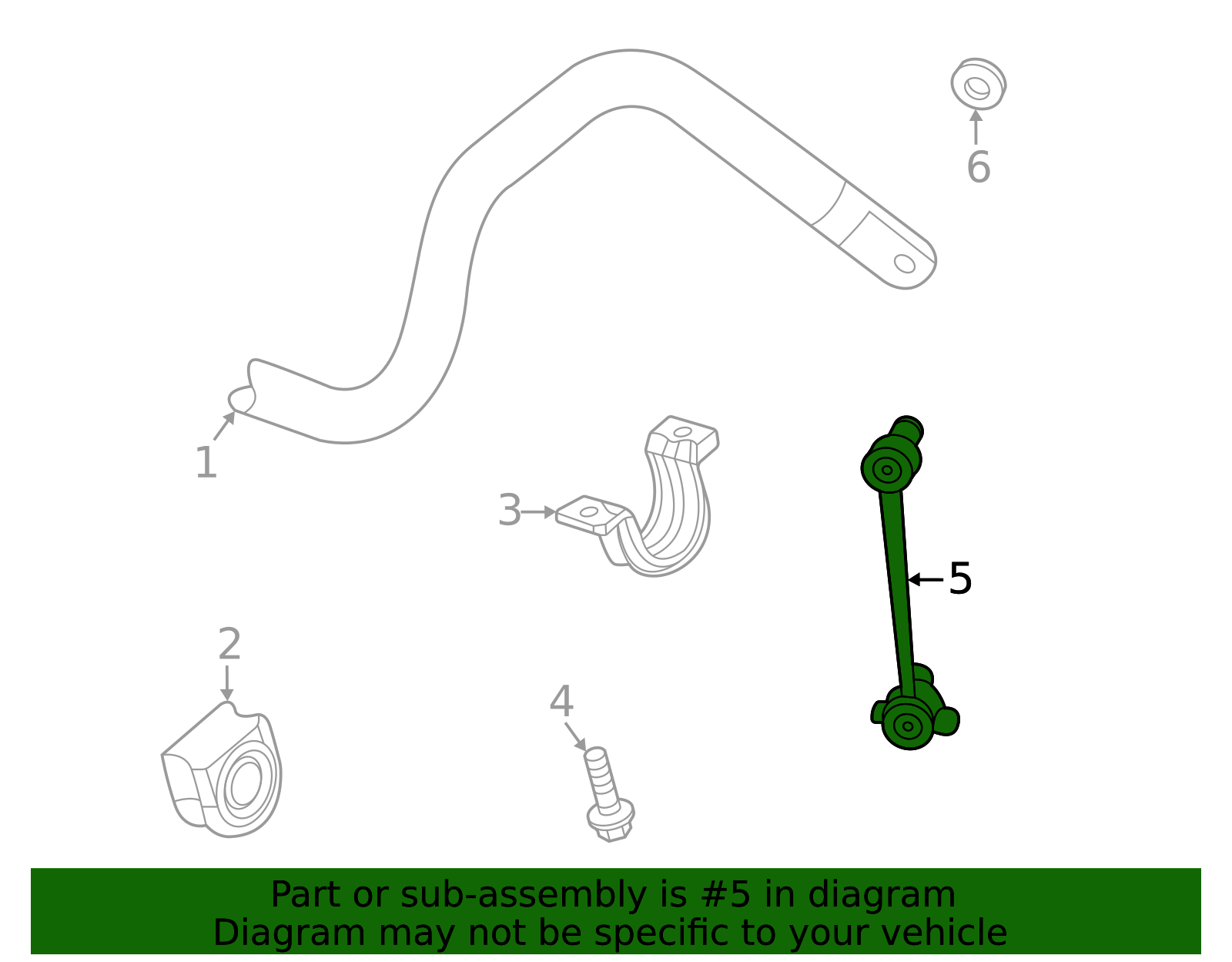 2020-2025 GM Stabilizer Link 85568816 | OEM GM Parts