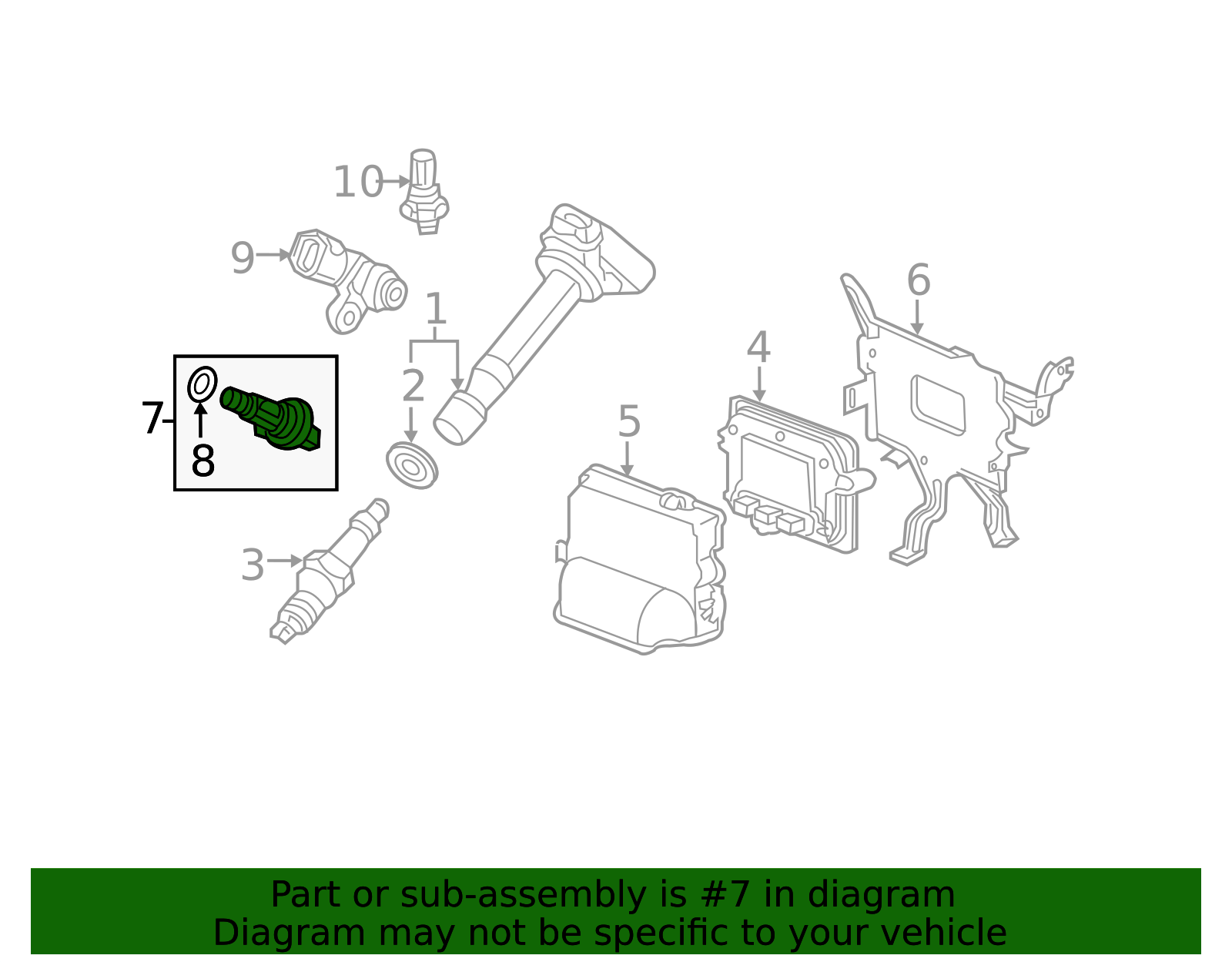 37500-R40-A01 - 2008-2017 Honda - Sensor Assembly Crank | Genuine Honda ...