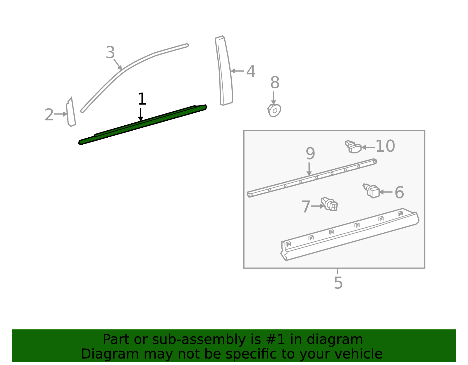 Door Belt Molding - OEM Water Seal & Trim Finish | AutoNation Parts