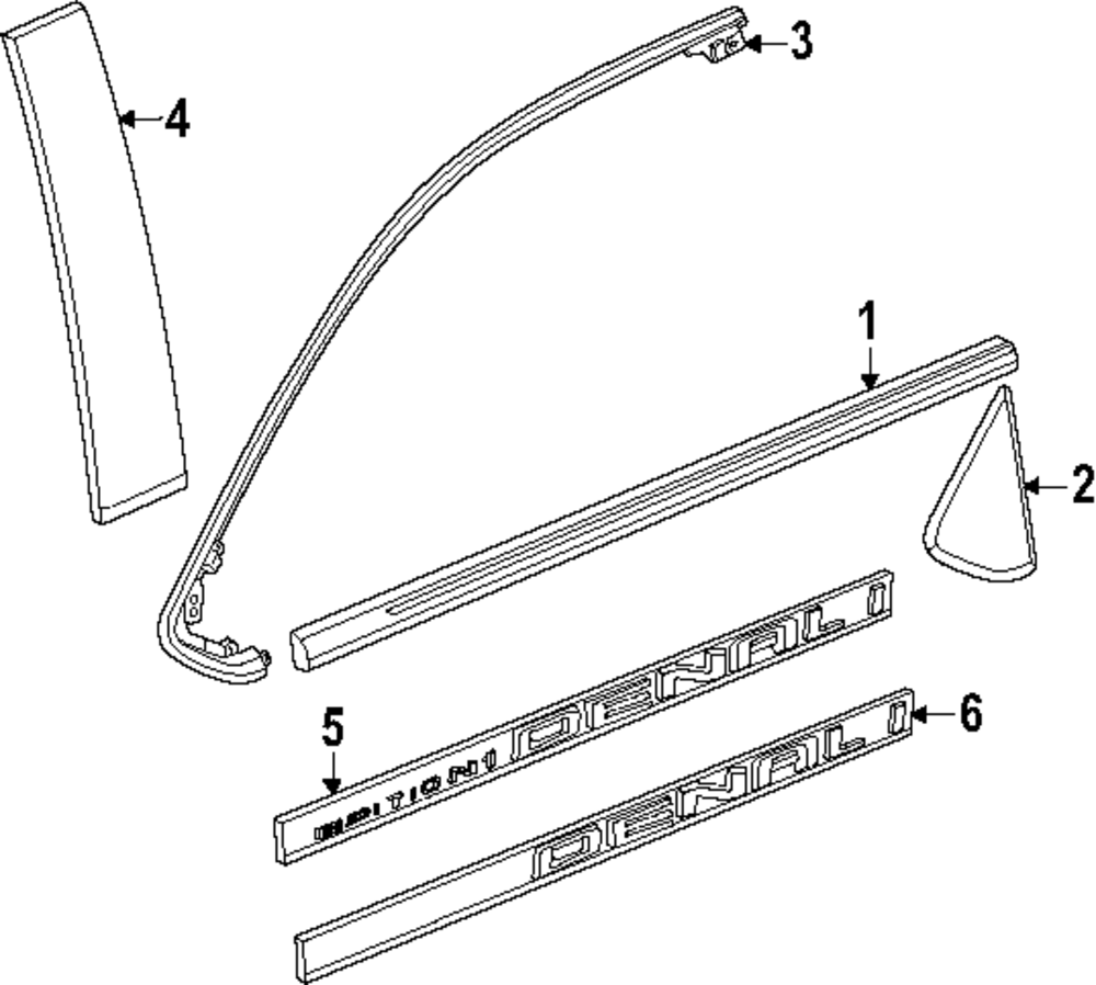 2024-2025 GMC Sierra EV Rear Applique 85638830 | Capital Chevy Parts