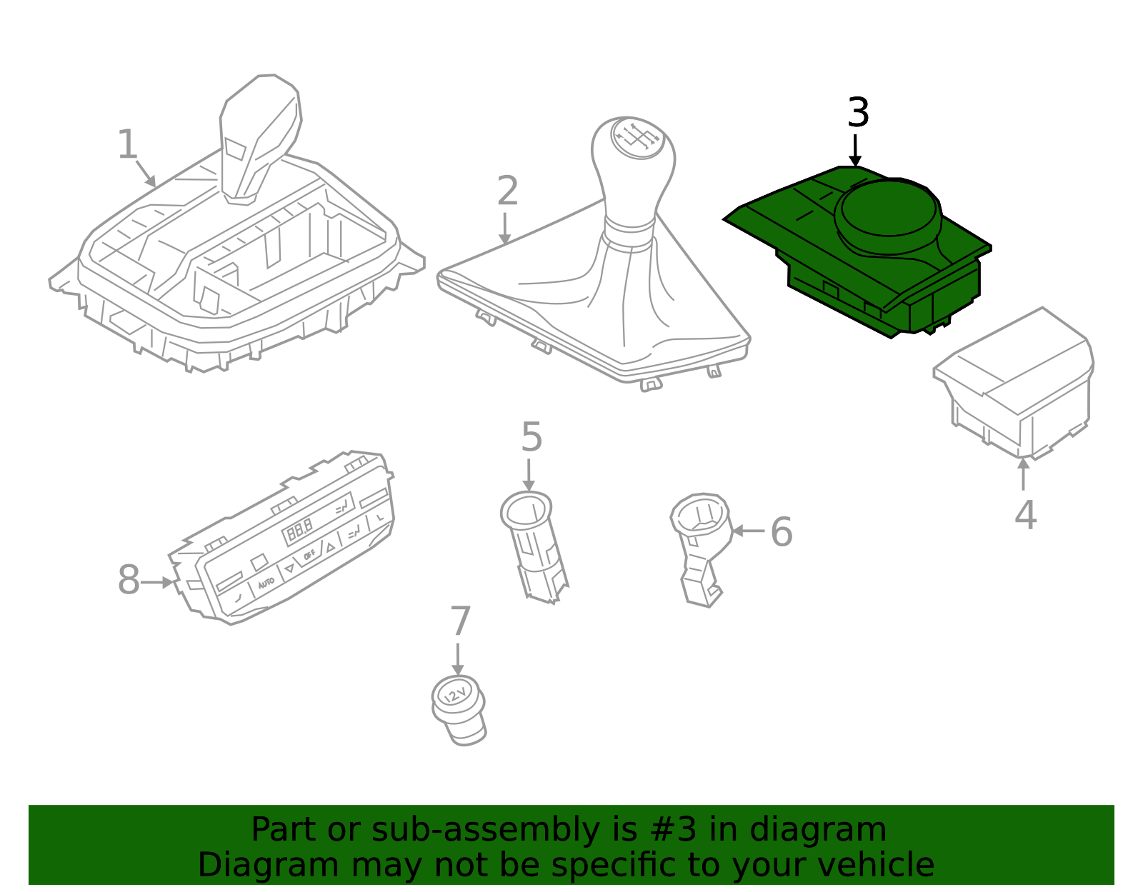 Genuine Control Switch for 2025 BMW | OEM Part# 65-82-5-A64-233 | BMW Direct Parts