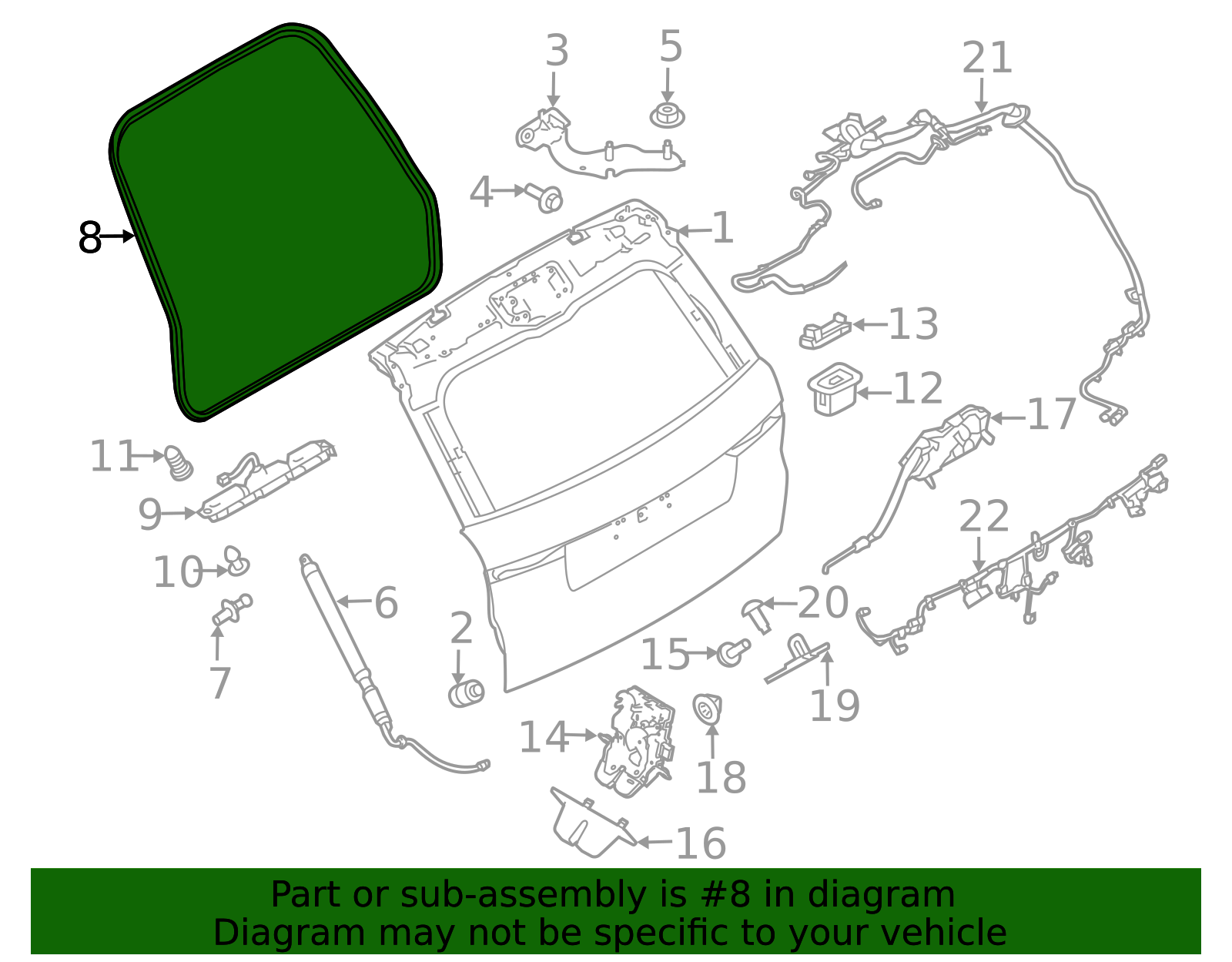 Genuine OEM Weather-Strip On Body Part# LR147404 Fits 2014-2022 Land ...