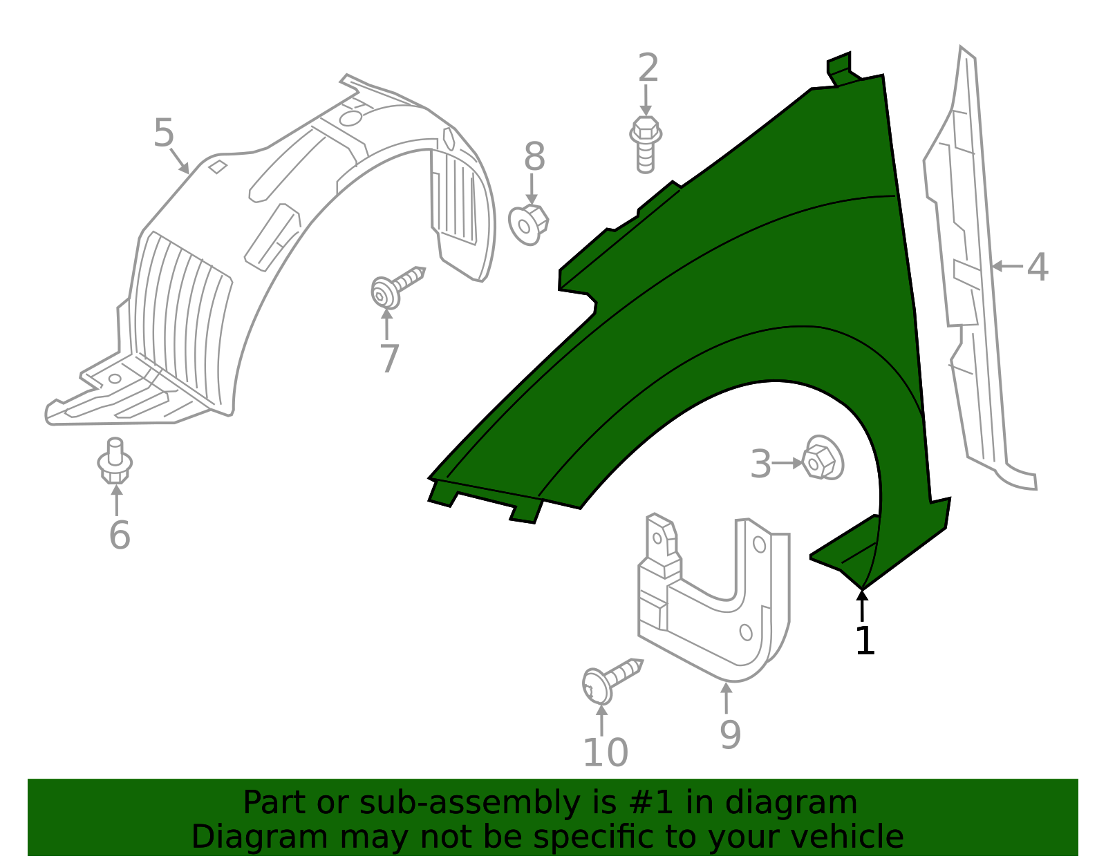 Fender 66311-A5000 | OEM Parts Online