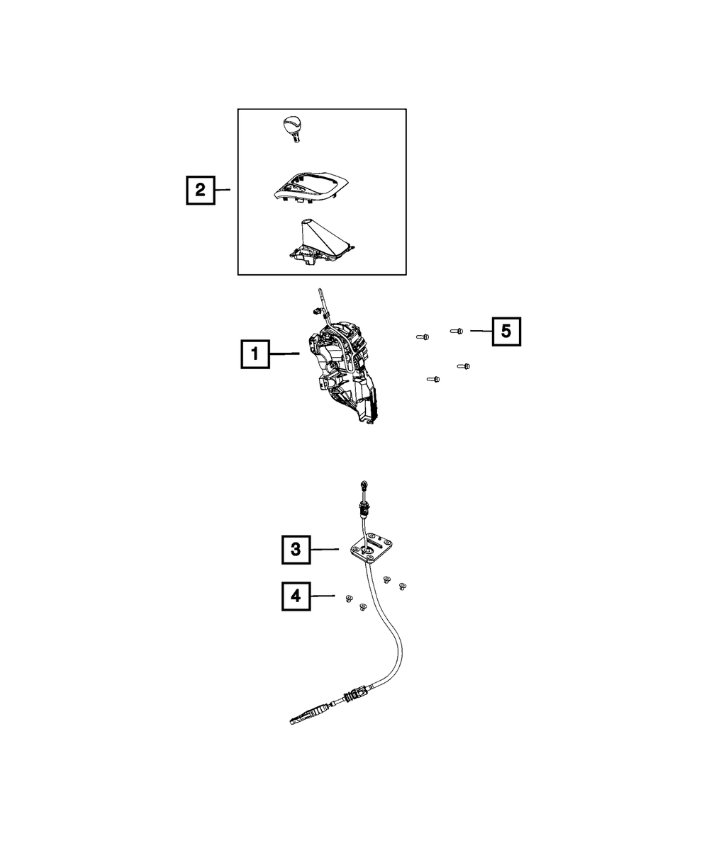 5154965AE - Transmission Shifter 2014-2021 Ram | The Official Mopar eStore