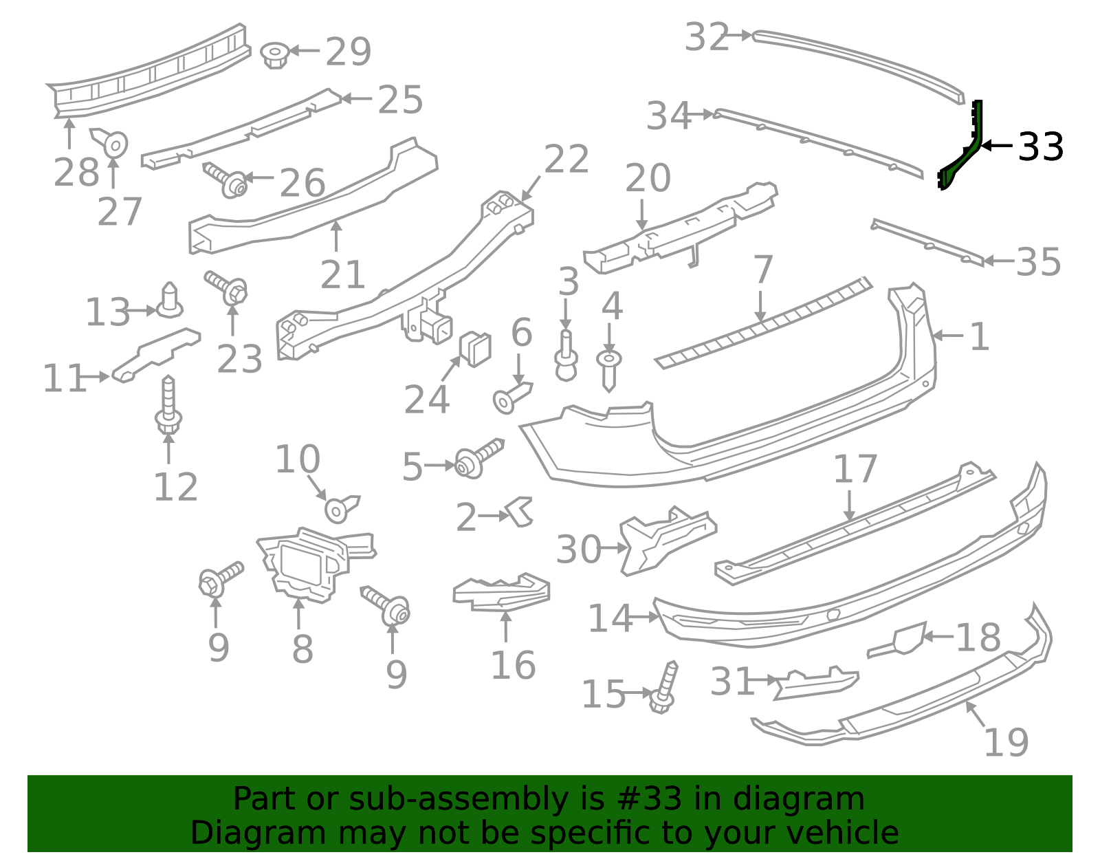 2015-2017 Volkswagen Touareg Molding 7P6-853-842 | VW Direct Auto Parts