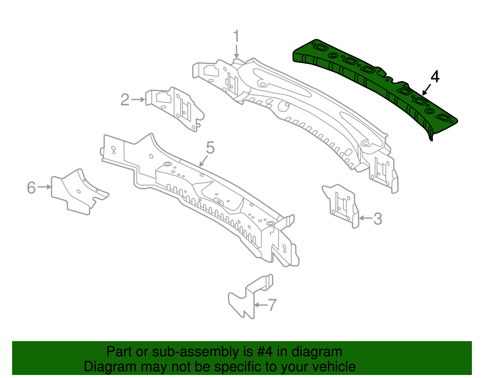 Genuine OEM Bumper Bracket Part# LR140059 Fits 2015-2023 Land Rover ...