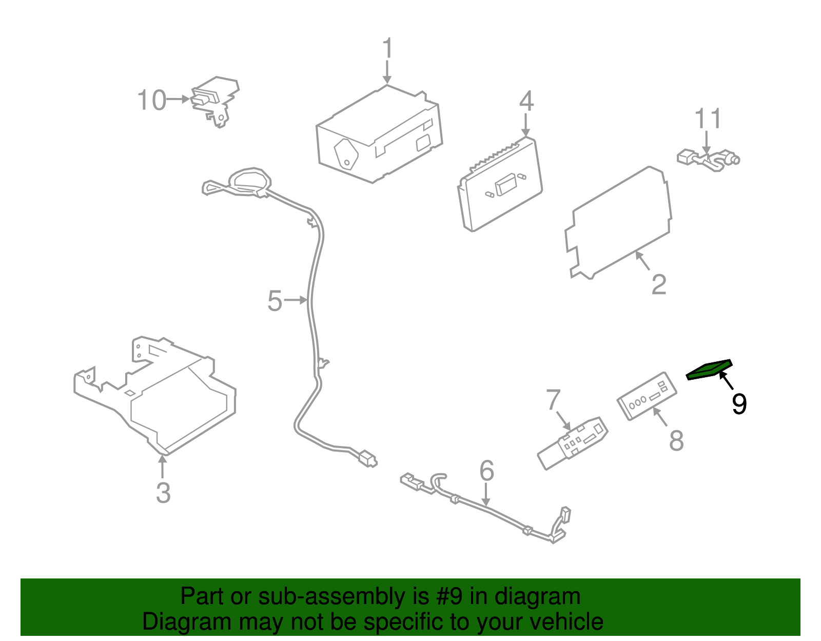 2016-2019 Ford | Memory Card | VJJ5Z-19H449-B | Walls' Ford Parts