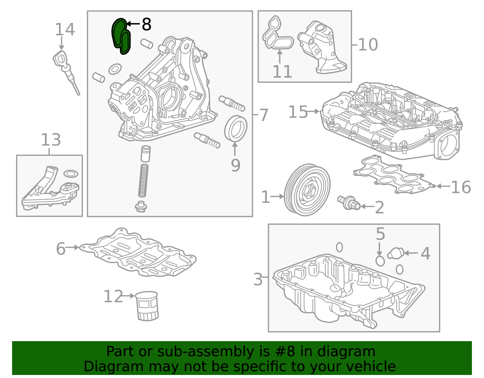 1997-2025 Acura Oil Pump Gasket 15115-P8A-A01 | OEM Parts Online