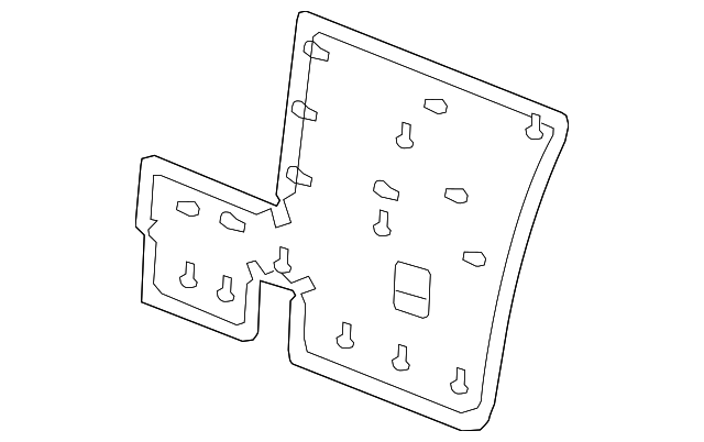 2014-2020 Nissan Rogue Seat Back Panel 88659-4BA2B | Bill Kay Nissan Parts