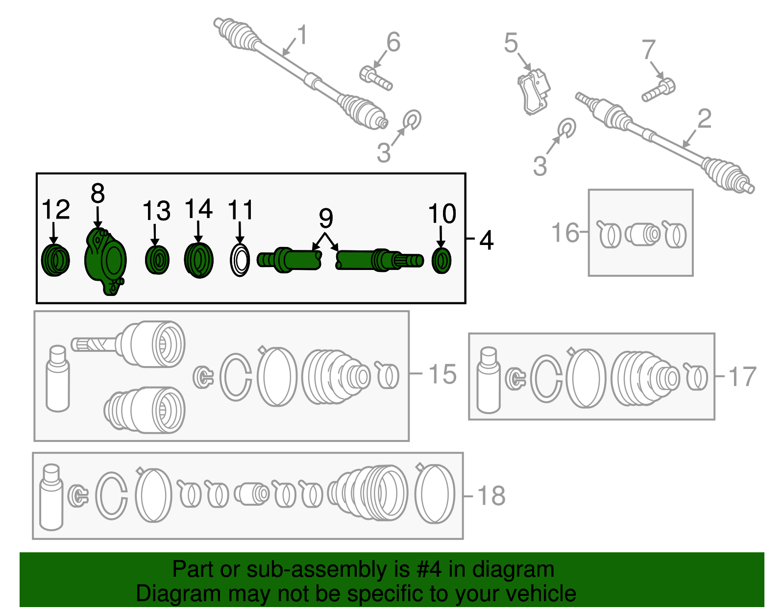 2010-2013 Mazda 3 Intermediate Shaft GG45-25-700G | OEM Parts Online