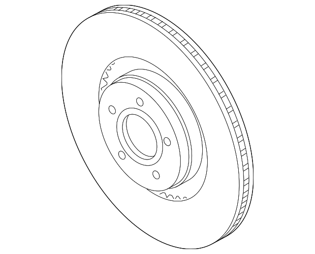 Rotor Assembly - Brake KU2Z-1V125-B | Awesome Parts Ford