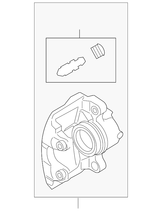 2013-2023 Ford | Motorcraft™ Caliper | BRCF-226 | Walls' Ford Parts