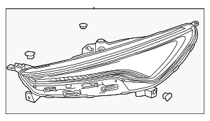 2022-2024 Buick Enclave Daytime Run Lamp 86797118 | Capital Chevy Parts