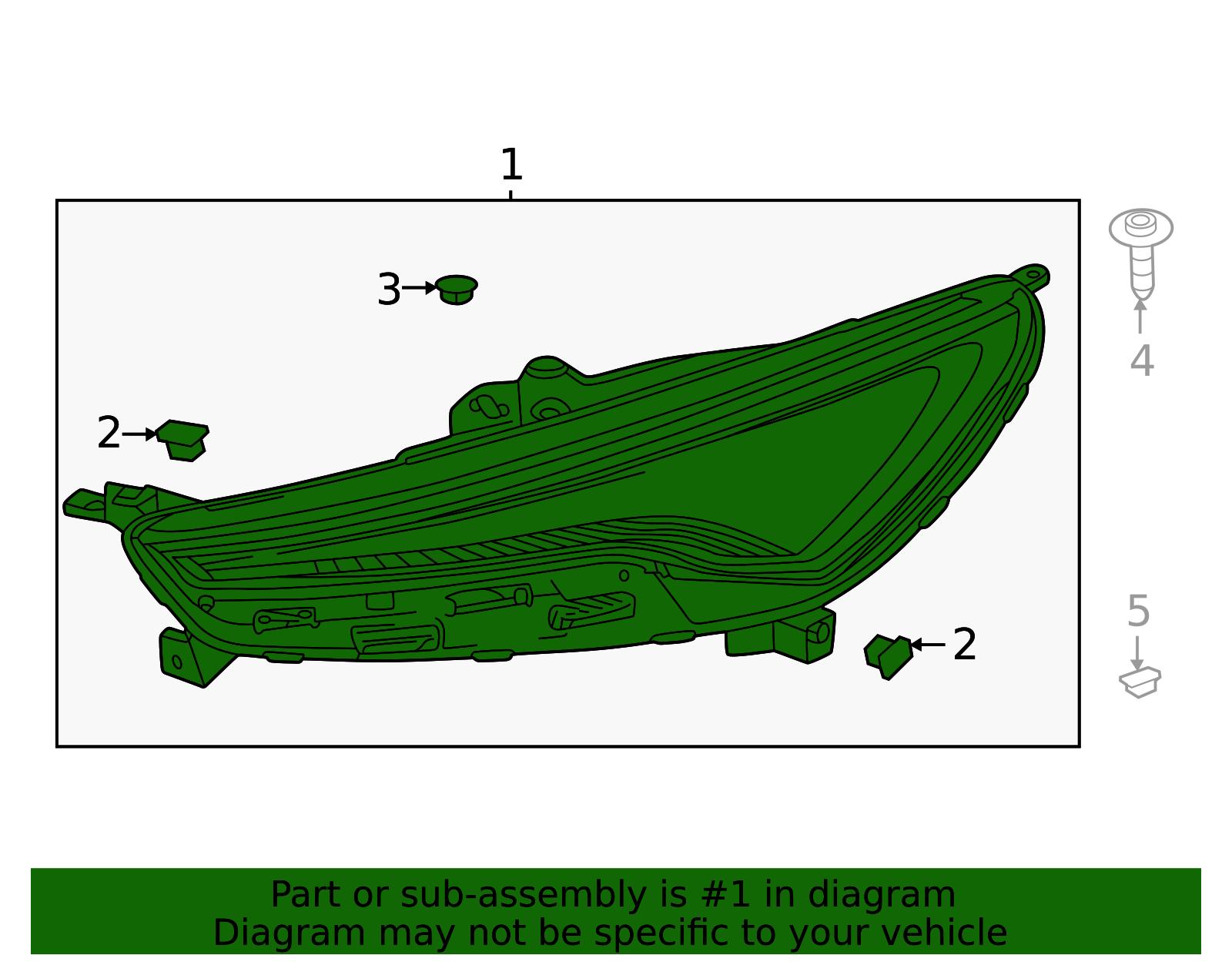 2022-2024 Buick Enclave Daytime Run Lamp 86797121 GM | GMPartsDirect.com