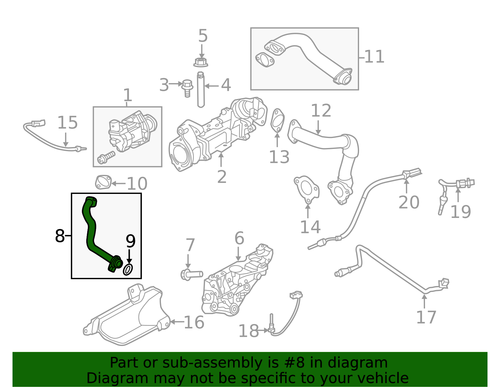 68490192AA - Water Outlet Tube | Mopar Parts Canada