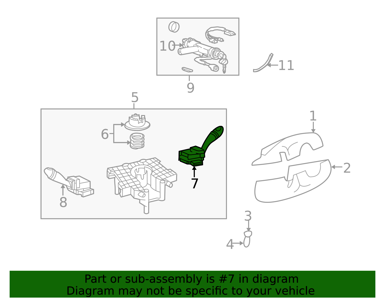 2001-2003 Hyundai Wiper Switch 93420-39000 | QuirkParts