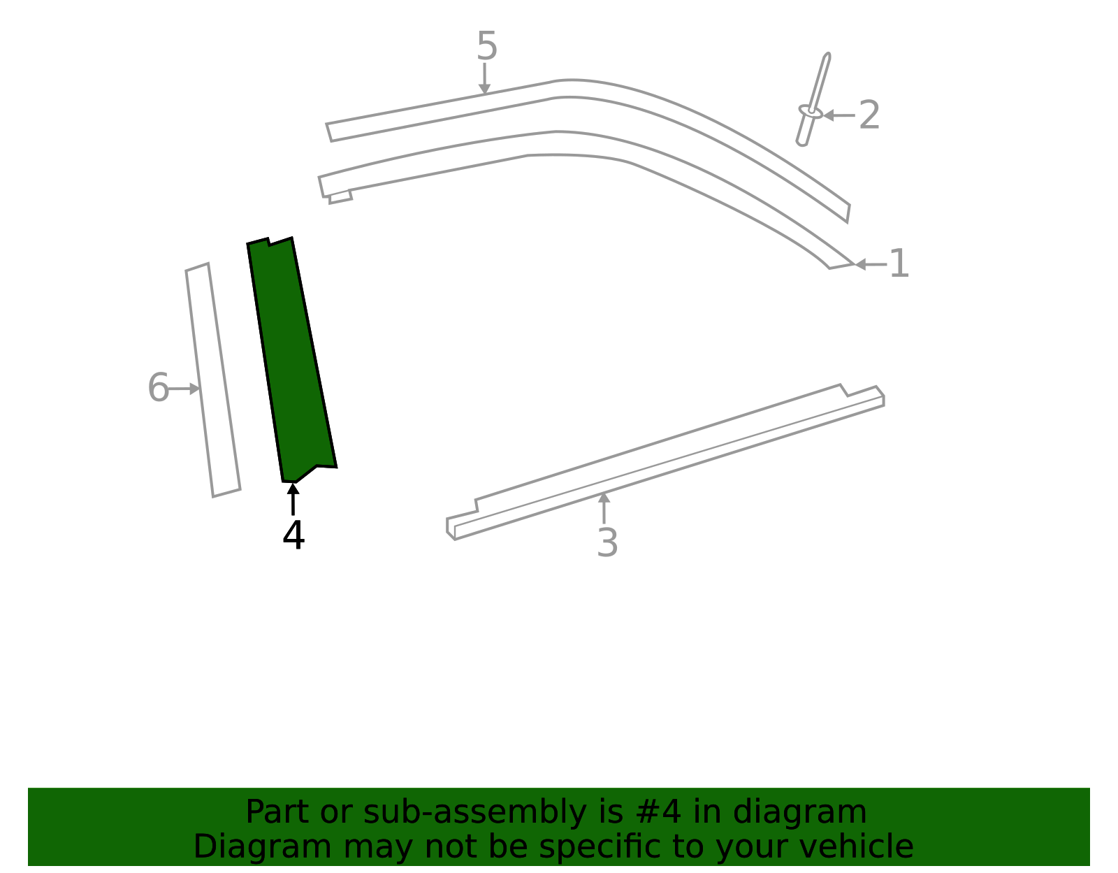 Genuine Official Toyota Window Molding part# 75762-06080 for 2012-2014 ...