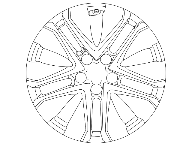 Genuine Toyota Wheel Disc Chrome P part# 4261A-62010 for 2021-2025 ...