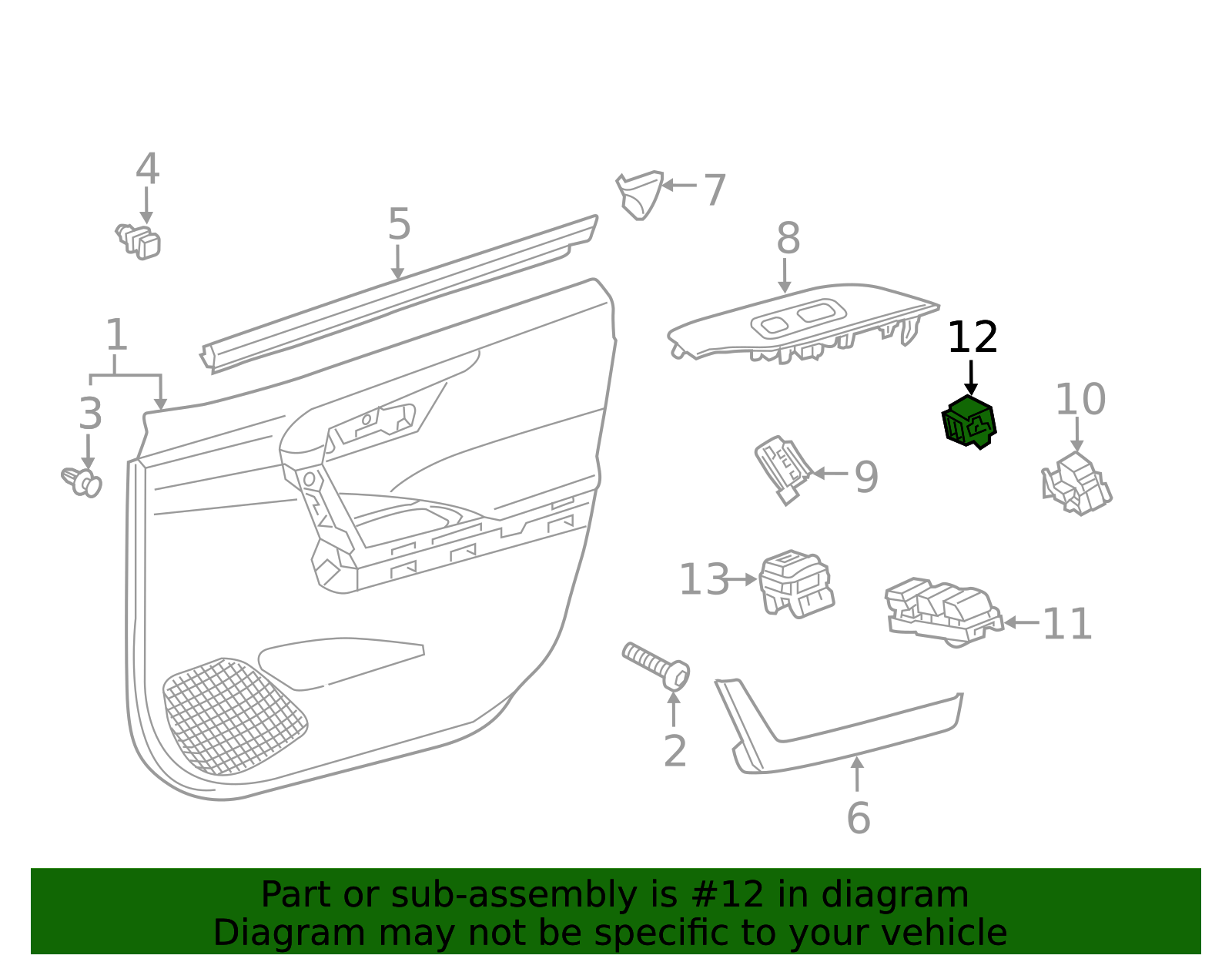 2019-2025 Toyota Lock Switch 84930-0R050 | Toyota Parts Center