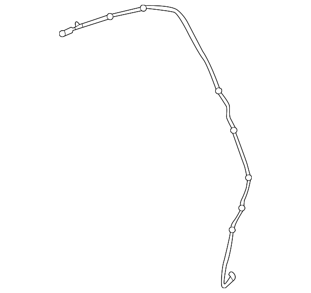 2021-2025 GM Rear Window Washer Nozzle Extension Hose 84830105 | Shop ...