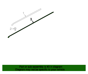 Land Rover Roof Drip Molding - Exterior Roof Trim - Part #LR051840 ...