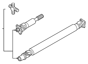 2016-2024 Nissan Drive Shaft 37200-EZ20A | Bill Kay Nissan Parts