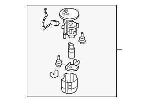 PYFL-13-35XA - Fuel Pump Assembly - 2016-2021 Mazda CX-9 | Mazda OEM ...