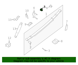 2005-2026 Nissan Bushing 55046-EB000 | OEM Parts Online