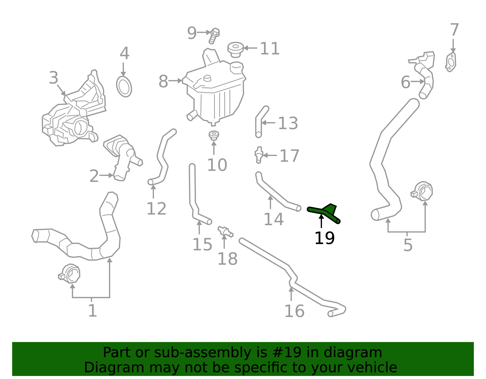 2020-2025 Toyota By-Pass Pipe 16279-24010 | MotorMotor