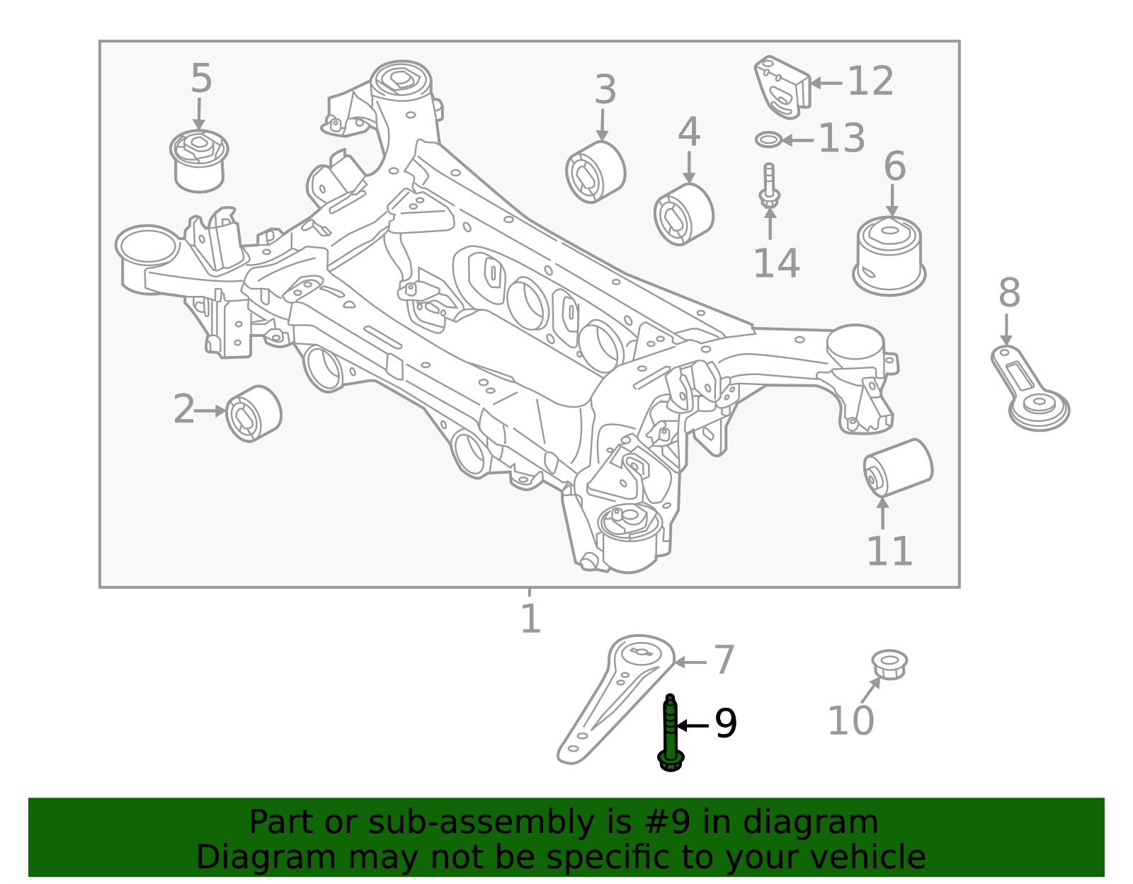 55449-T1100 - High-Quality Suspension Crossmember Bolt for 2020-2025 ...