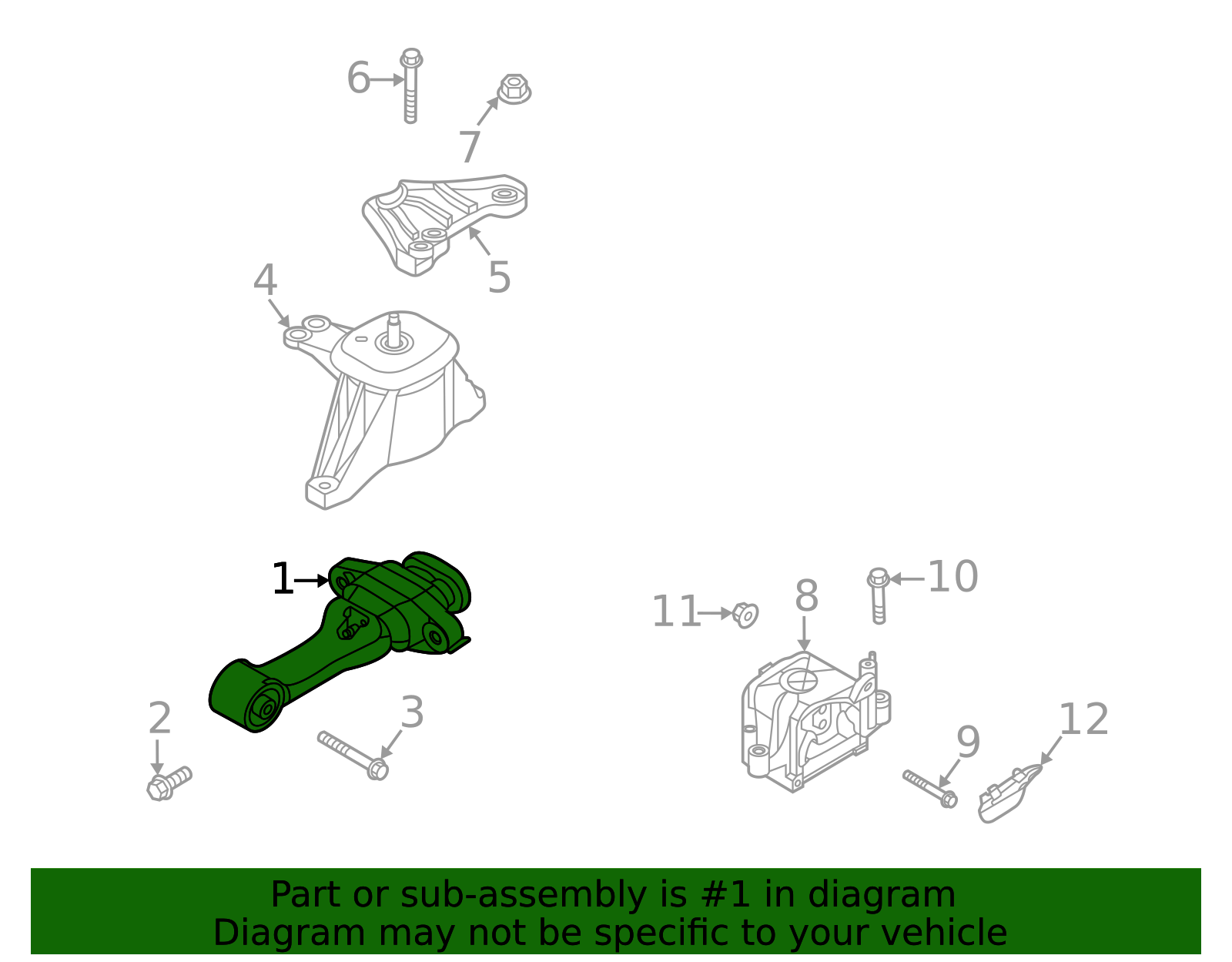Hyundai - 21950-L1200 - Torque Arm - 2020-2025 Hyundai Sonata | OEM ...