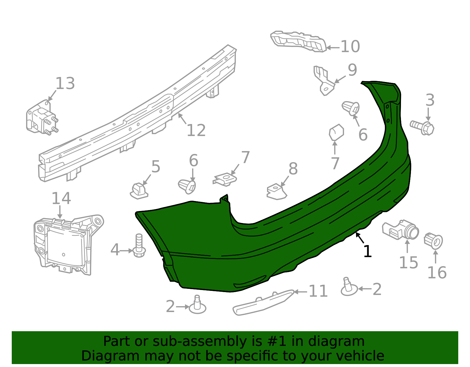 2019-2023 Nissan Bumper Cover 85022-6MM0H | My Nissan Part