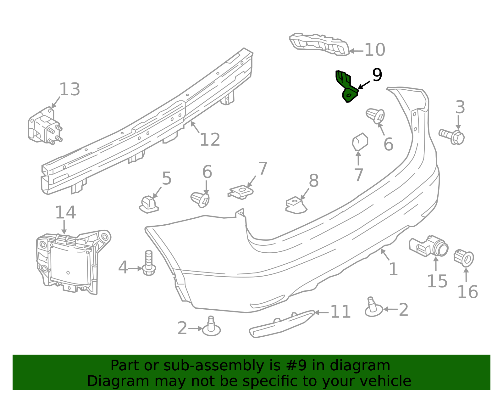 79185-DF30A - High-Quality Bumper Guide for 2017-2023 Nissan ...