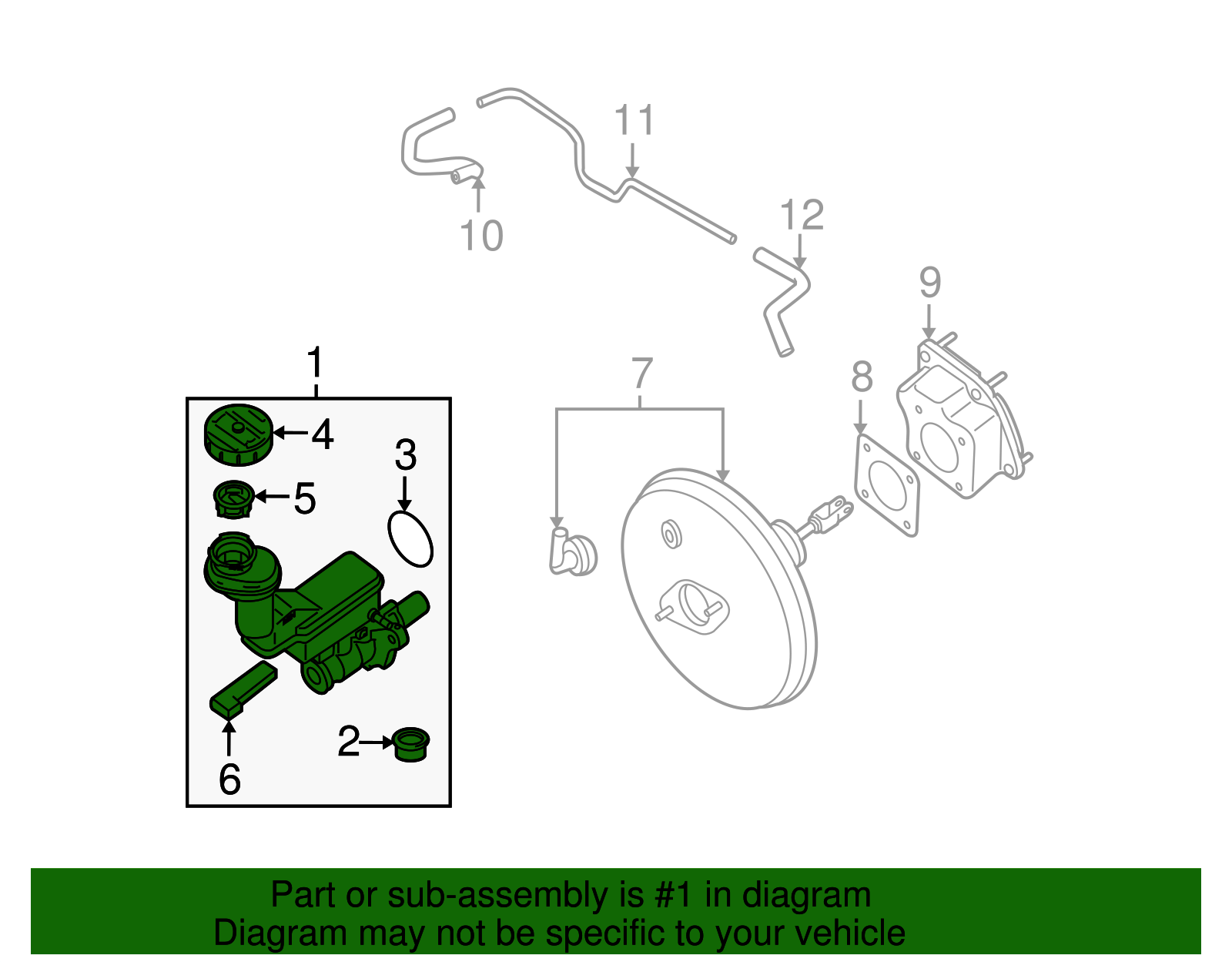 2008-2015 Nissan Master Cylinder D6010-JG80B | My Nissan Part