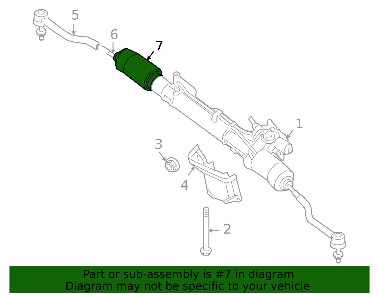 2007-2014 Nissan Tie Rod Boot D8203-JA00A | OEM Parts Online