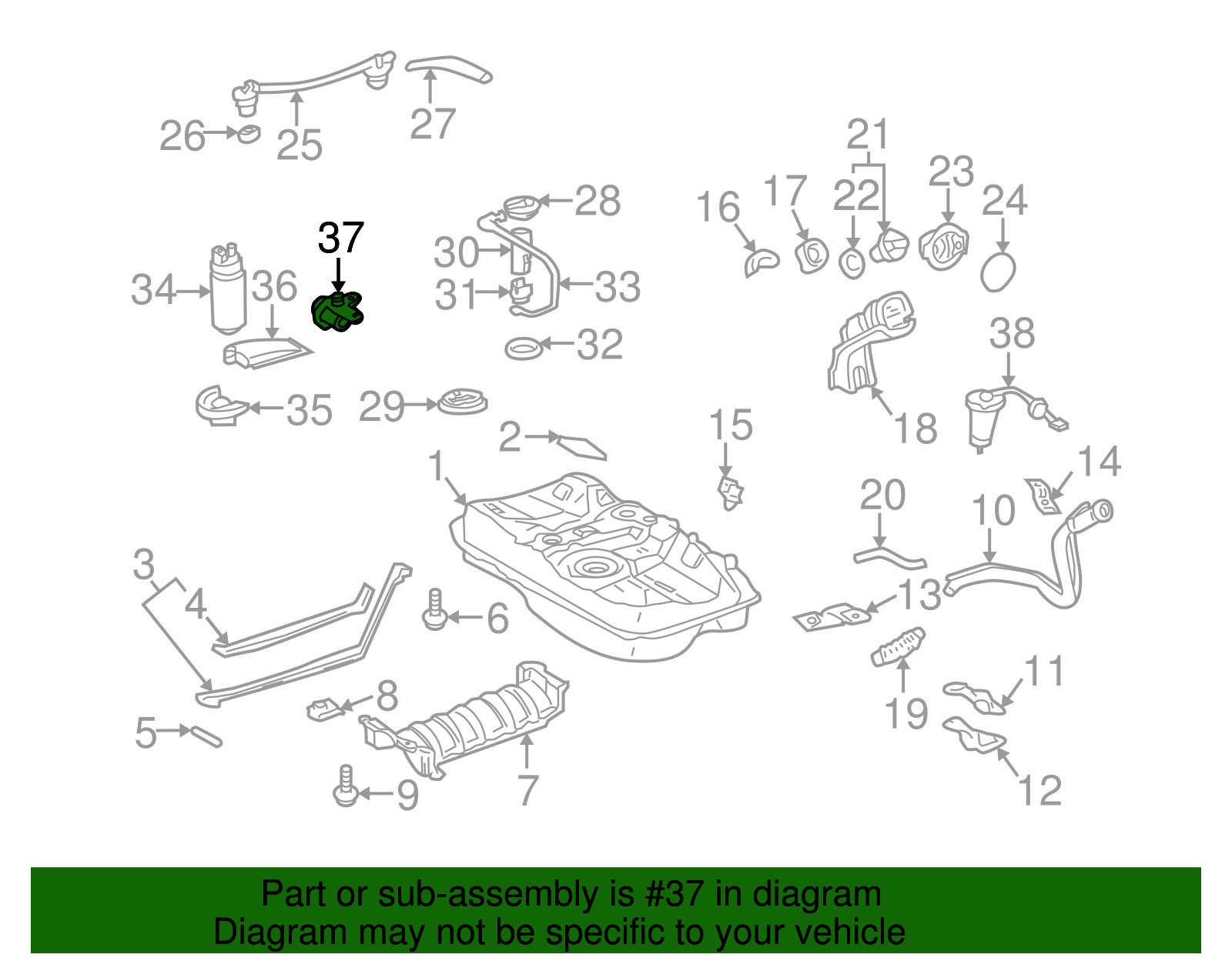 1998-2006 Toyota Fuel Injection Pressure Regulator 23280-22010 | Grieco ...