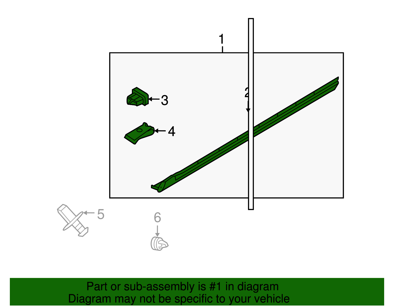 2004-2011 Volvo Rocker Molding - Passenger Side (RH) 30698906 ...