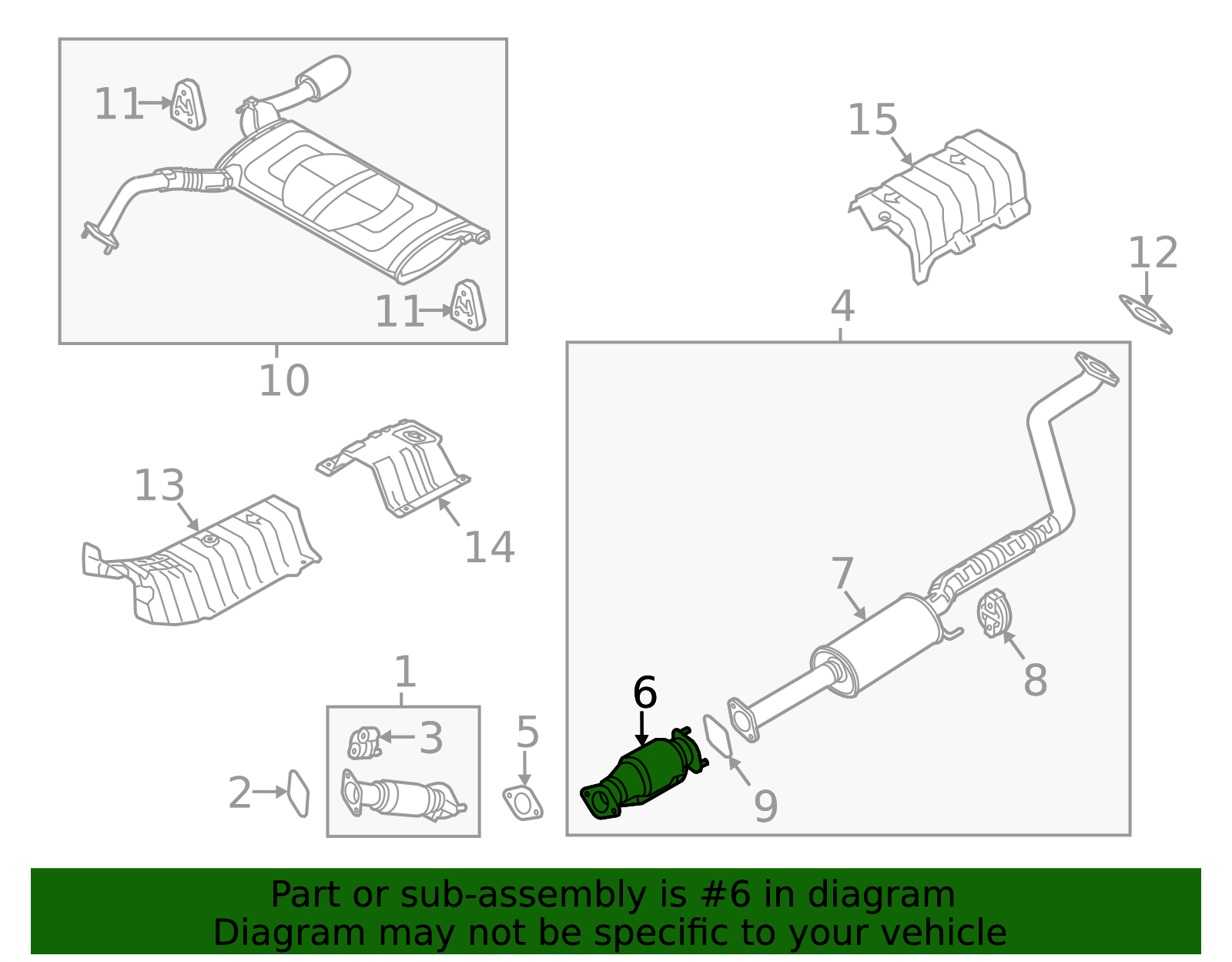 28950-2E300 - Catalytic Converter 2014-2016 Kia | Kia.Parts Store