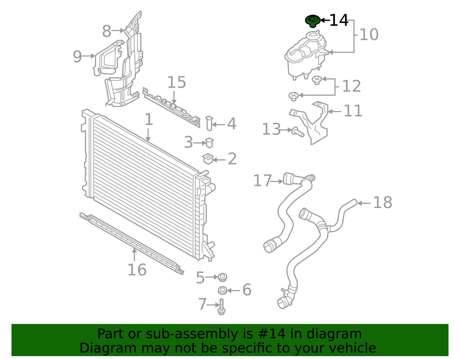 4M0-121-321-R - High-Quality Radiator Cap for 2020-2025 Audi ...