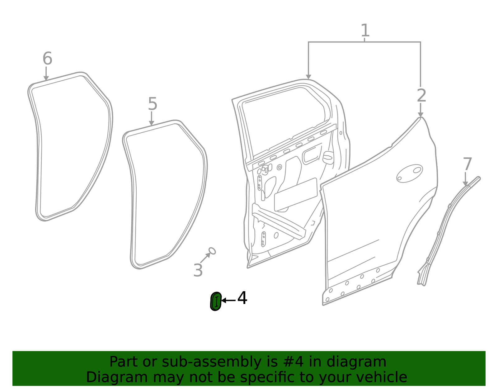 20880973 - Door Lock Rod Grommet 2008-2025 GM | GMPartsNow
