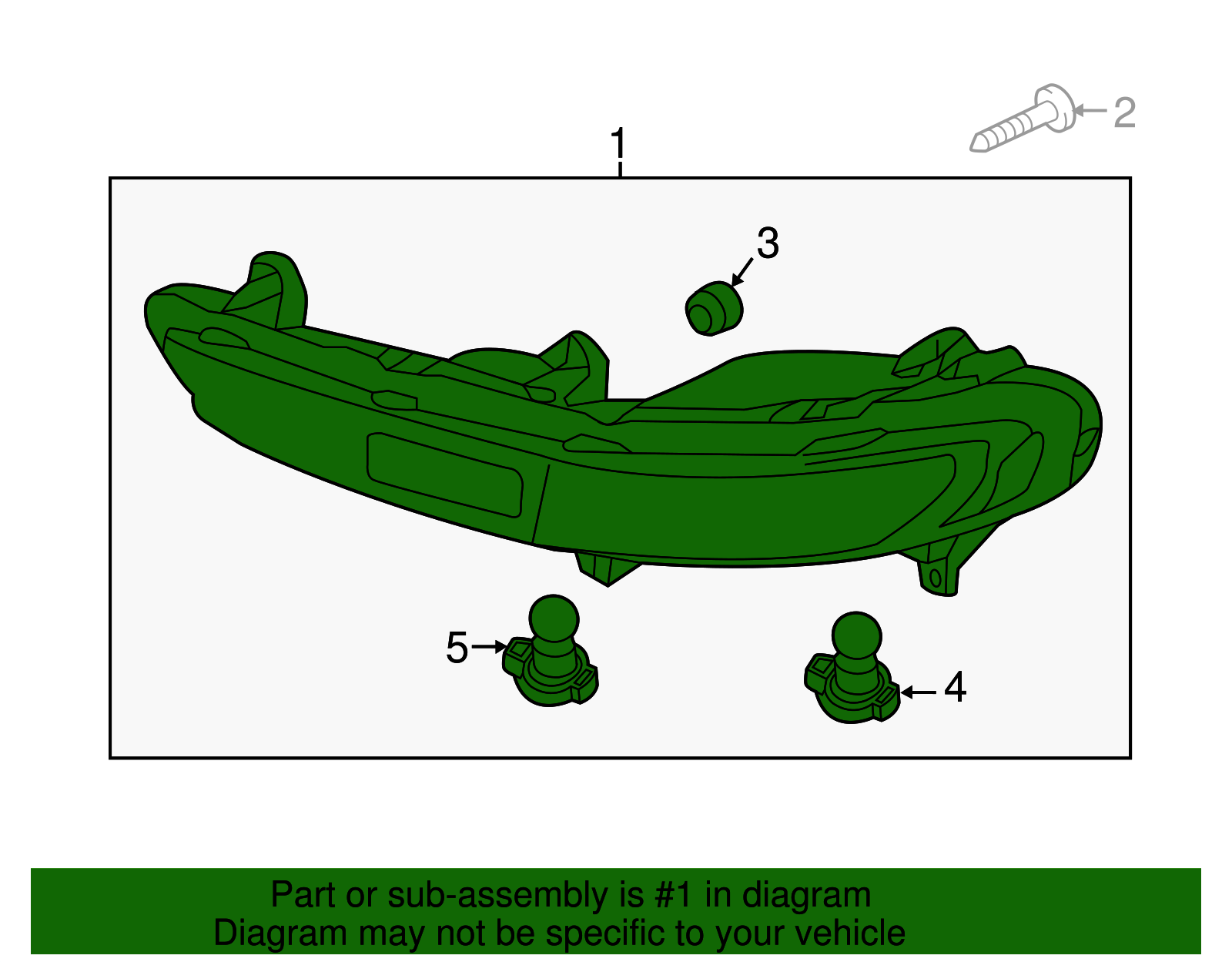 2017-2019 Kia Sportage Signal Lamp 92405-D9200 | Kia Parts Online