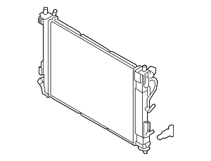 25310-H9050 - Radiator Assembly 2018-2019 Kia Rio | Kia.Parts Store