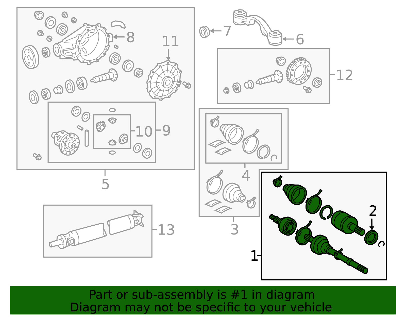 42340-0C020 - 2020-2022 Toyota Sequoia - Axle Shaft Assembly | Toyota ...