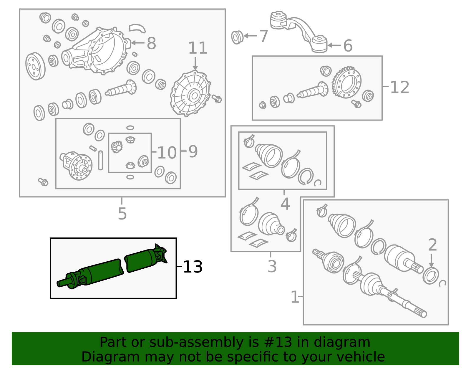 37140-0C112 - Drive Shaft - OEM Genuine Toyota Parts