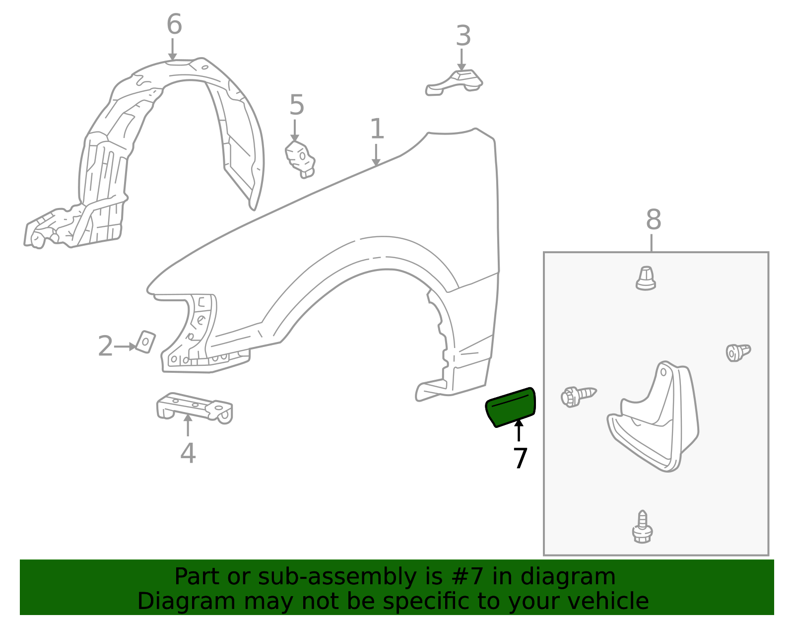 1998-2002 Toyota Corolla Body Side Molding 75624-02902 | MotorMotor