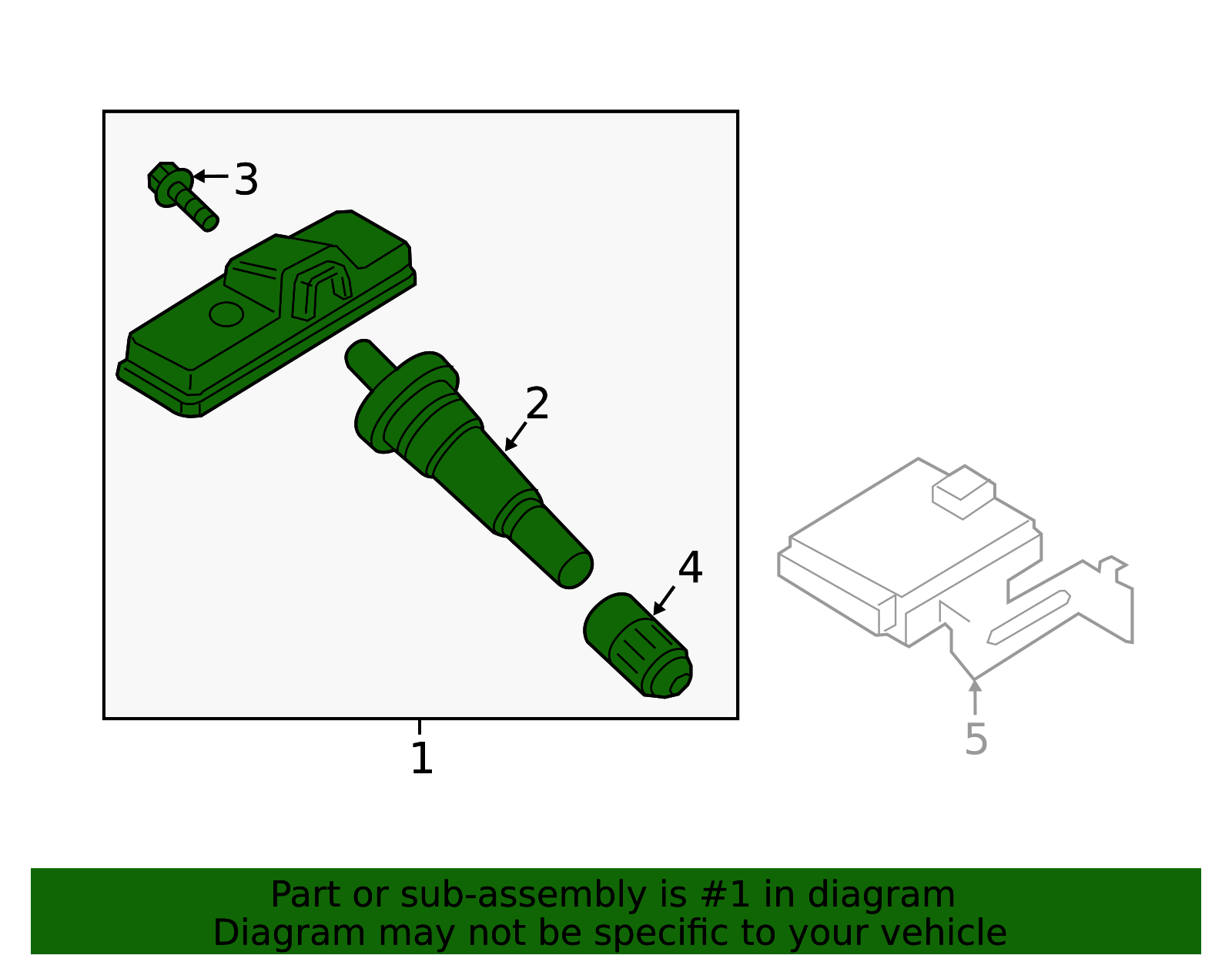 Tire Pressure Monitoring System (TPMS) Sensor 52933-C1100 | OEM Parts ...