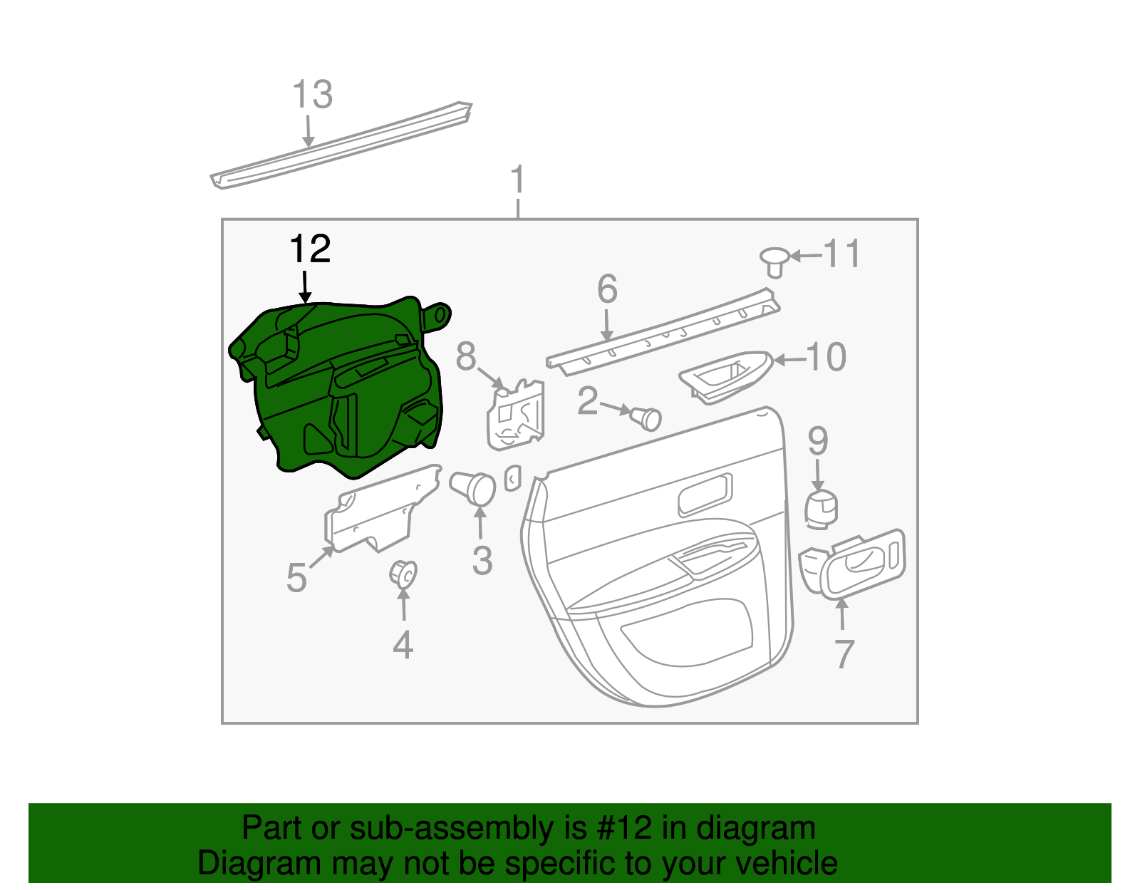 2005-2009 Buick LaCrosse Water Deflector 15857800 | Capital Chevy Parts
